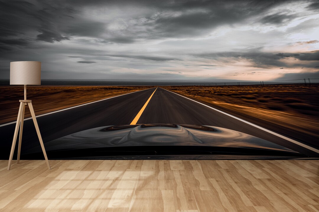 3D Wall Mural, Paper Crafts 3D, Contact Paper, Gift Wallpaper, Asphalt ...