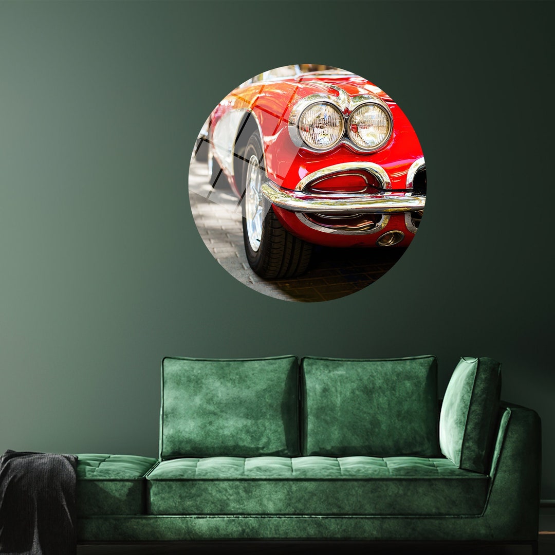 Red Car Wall Decor, Car Wall Decor, Room Decor, Car Lover Gift Wall ...