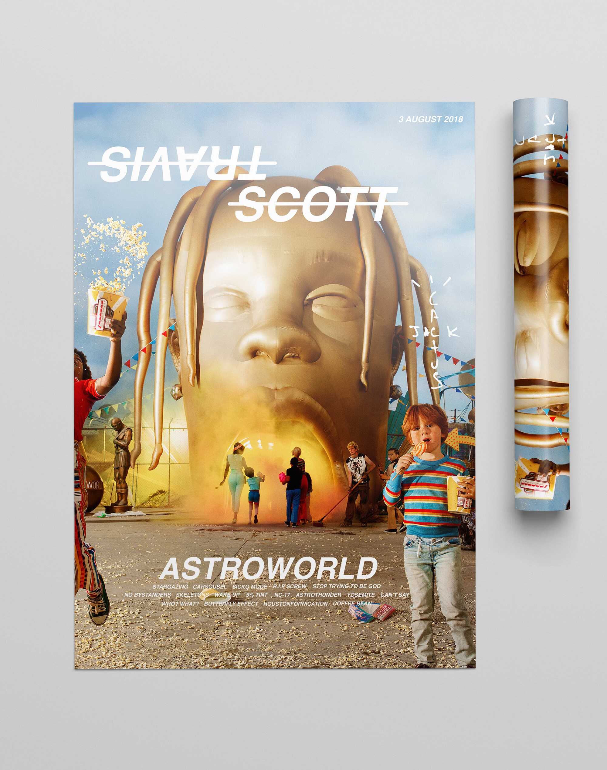 Travis Poster | ASTROWORLD Poster | Travis Tracklist | Album Cover ...