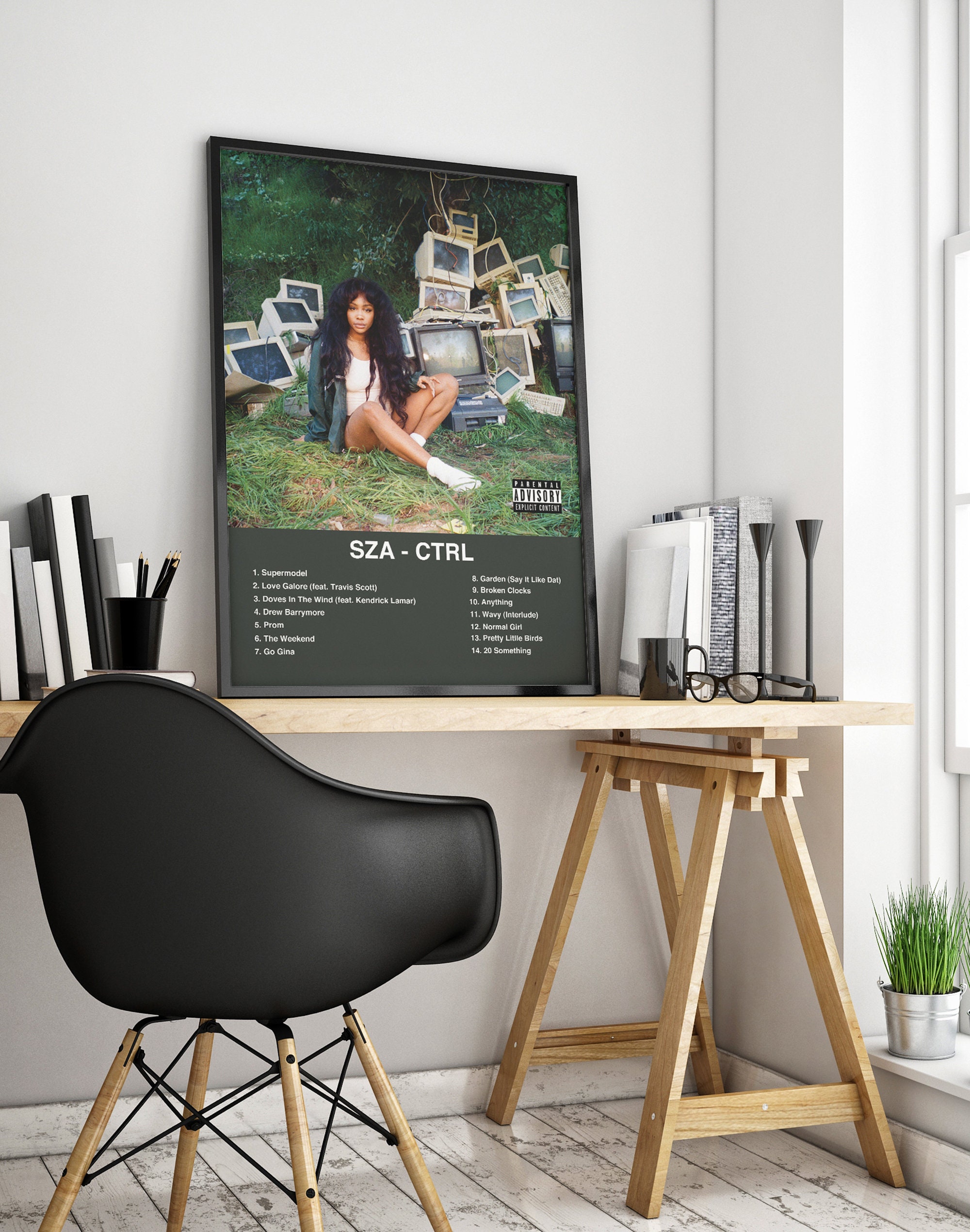 SZA Poster | CTRL Poster | SZA Tracklist | Album Cover Poster