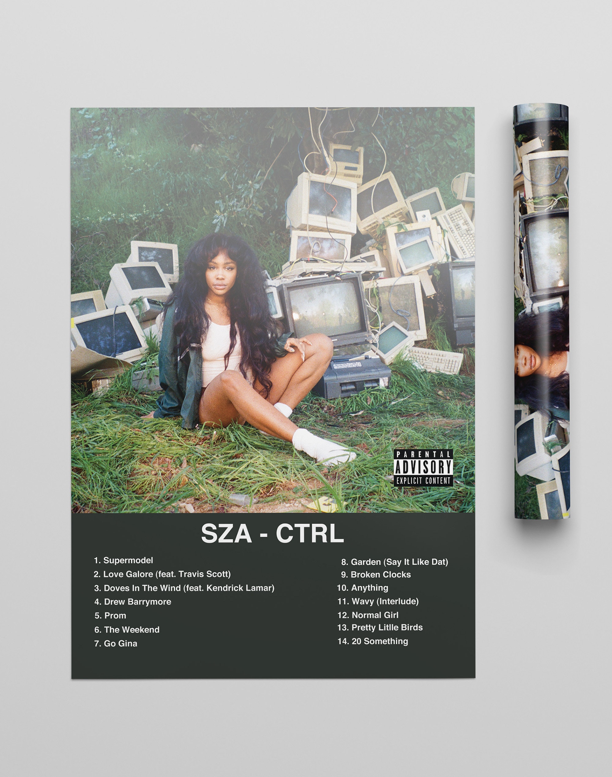 SZA Poster | CTRL Poster | SZA Tracklist | Album Cover Poster
