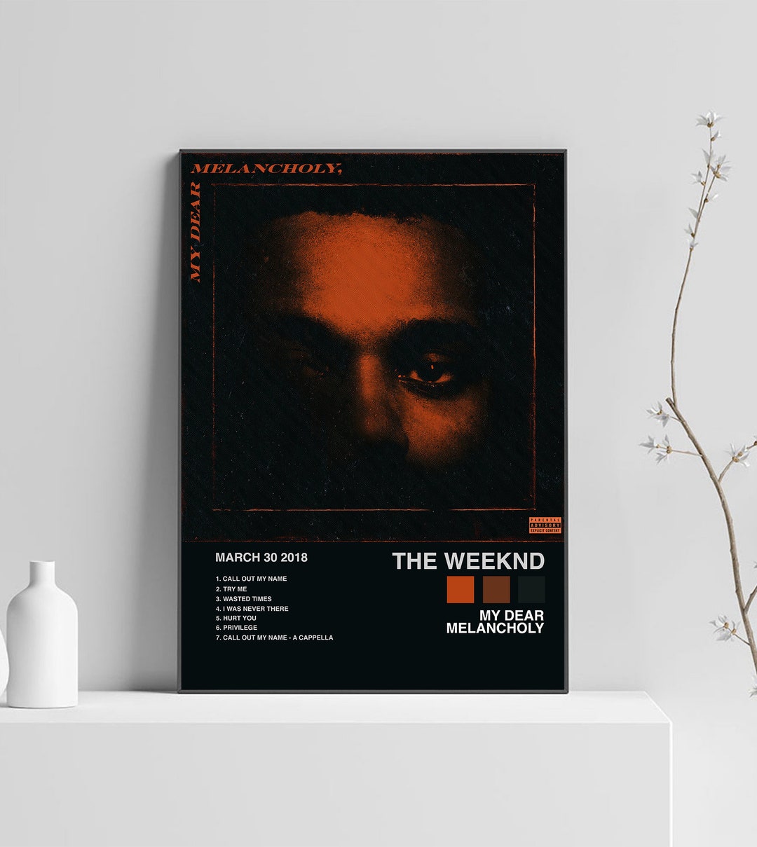 The Weeknd Poster My Dear Melancholy Album Poster the - Etsy The Weeknd Poster My Dear Melancholy Album Poster the - Etsy