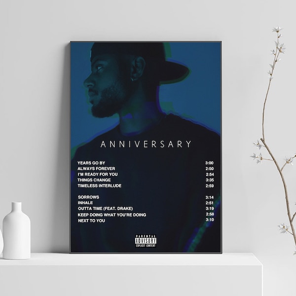 Bryson Tiller Anniversary Poster - Etsy