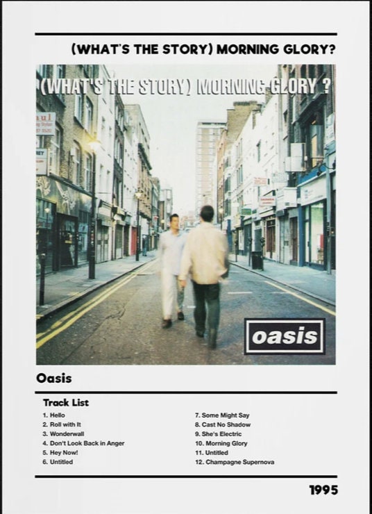 Oasis Champagne Supernova Album Cover