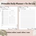 24 Hour Daily Planner Printable Daily to Do List Personal - Etsy