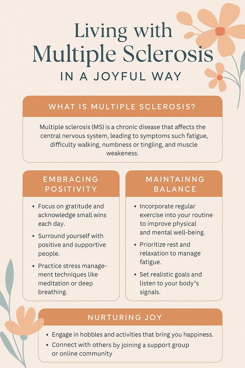 A Guide on Living Life With Multiple Sclerosis in a Joyful Way - Etsy