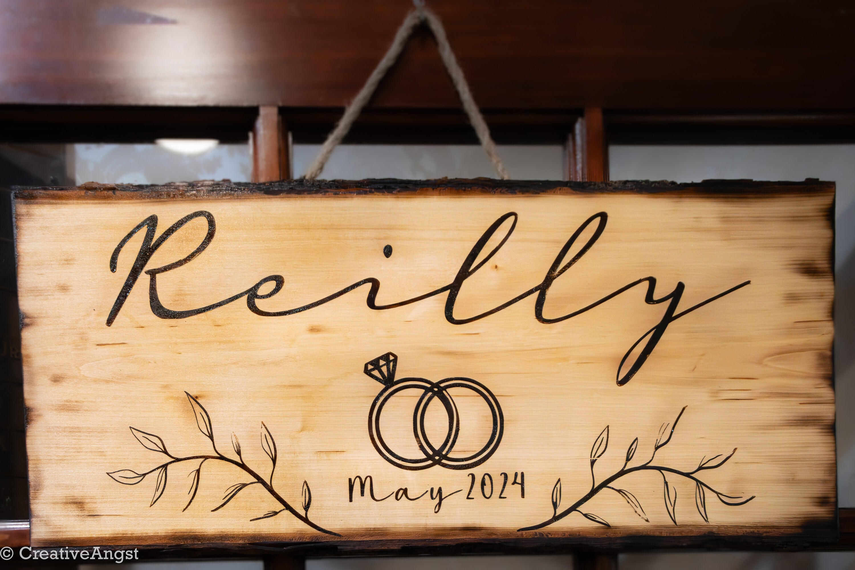 Custom Wood Burned Sign - Etsy