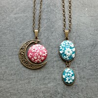 Peach and Gold Princess Digital Paper, Seamless Scrapbook Patterns ...