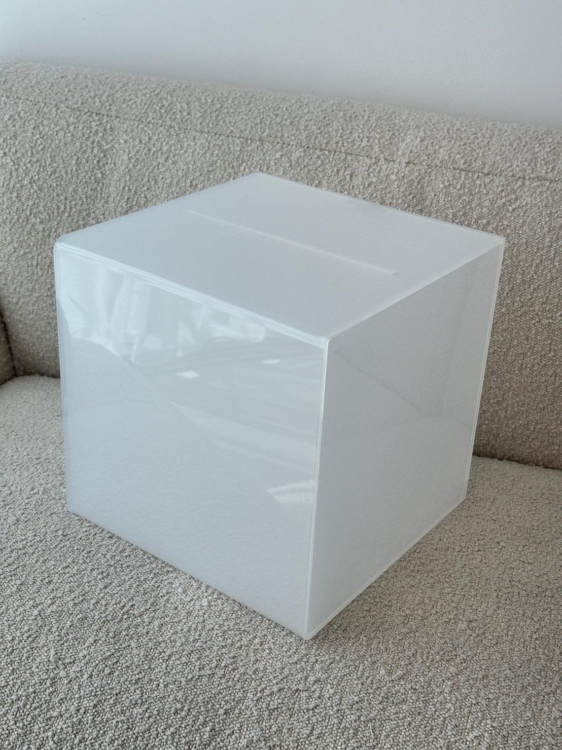 Modern Plain Acrylic Wishing Well, Gift Box, Keepsake Box, Wedding Box ...