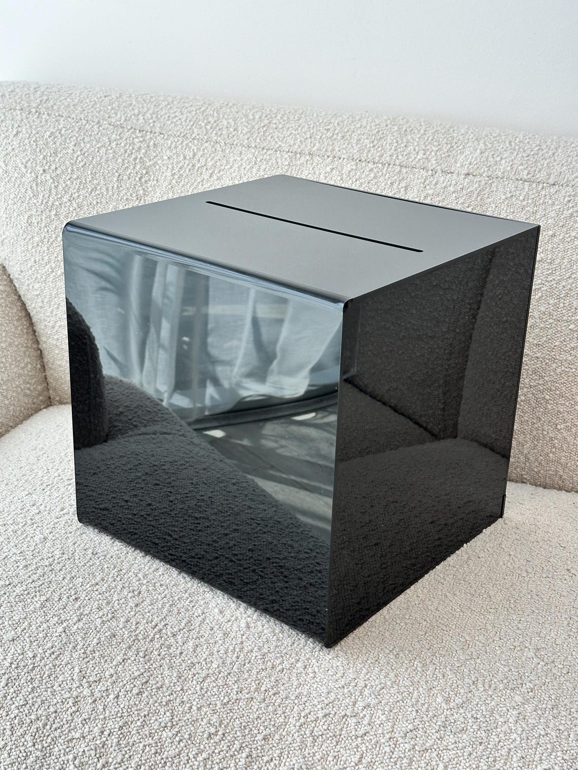 Modern Plain Acrylic Wishing Well, Gift Box, Keepsake Box, Wedding Box ...