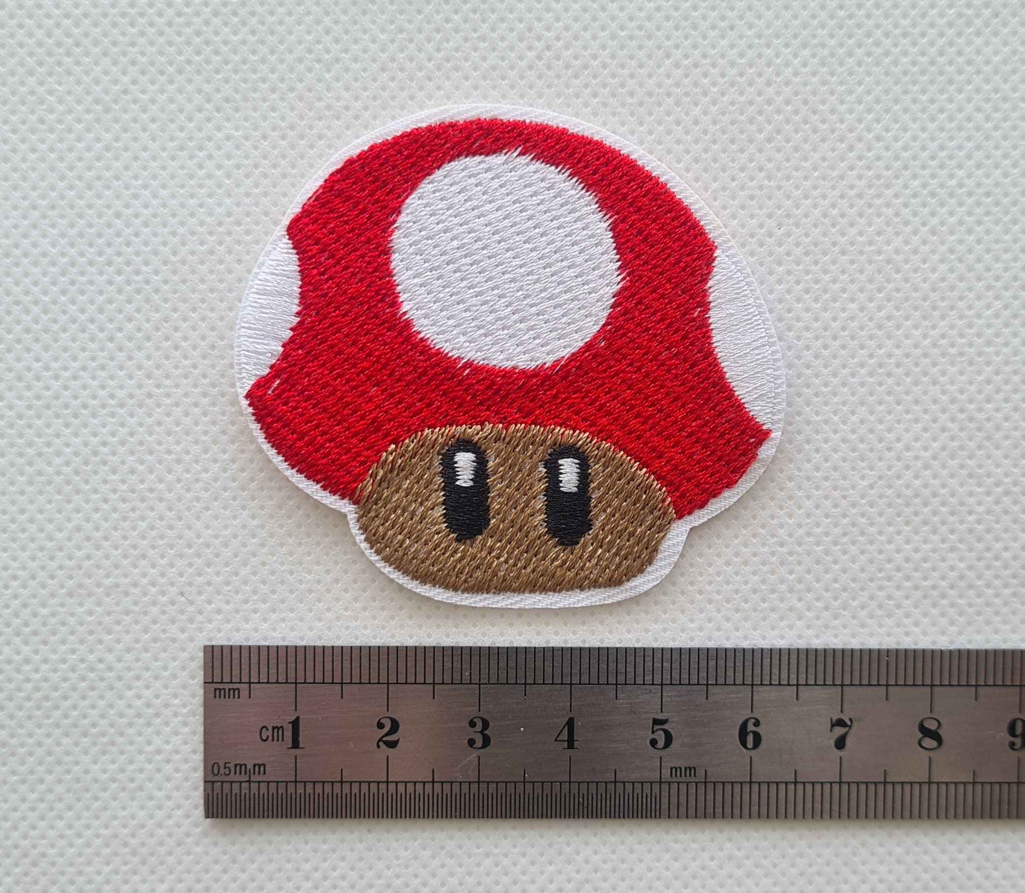 Super Mario Bros Game Comic Cartoon Iron on Patches Sew on Badges Craft ...