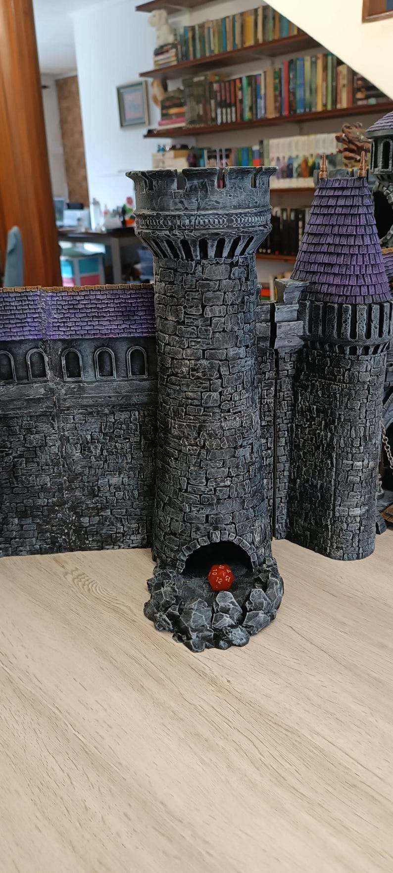 Hand Painted Castle DM Screen – Modular RPG Dice Tower - Etsy