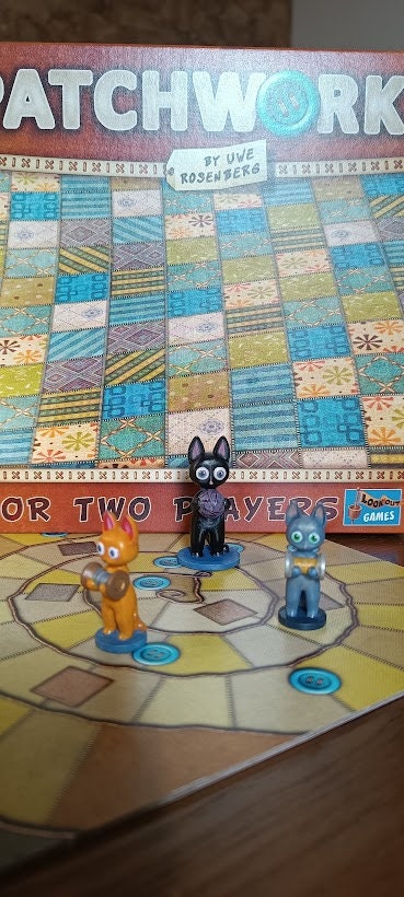 Kitten Tokens Upgrade for Patchwork Board Game ( Hand Painted) 3 Pieces ...