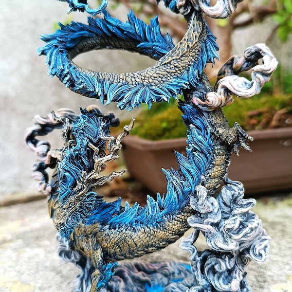 Resin Dragon Sculptures - Etsy