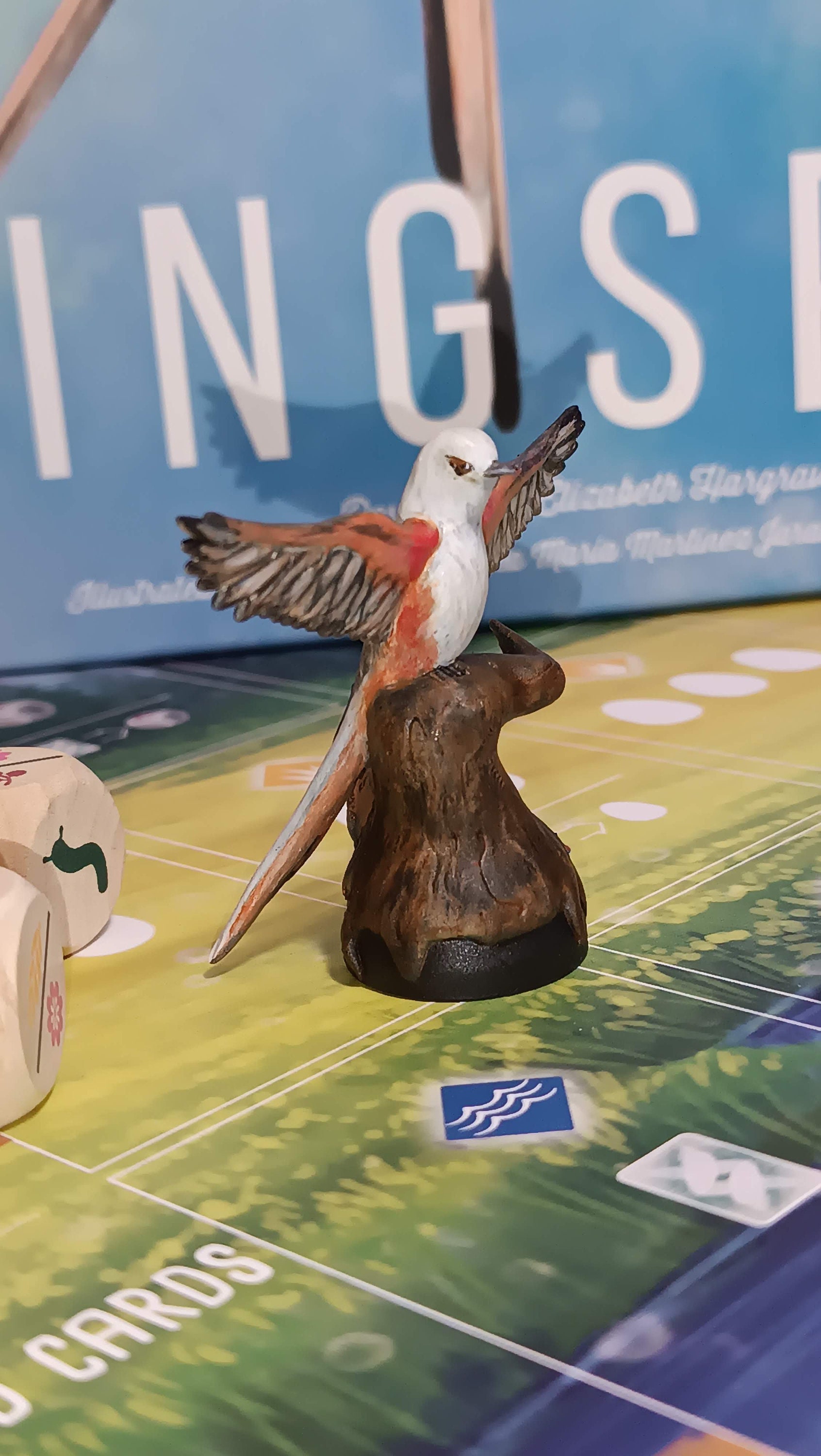 Scissor-tailed Flycatcher Miniature for Wingspan First Player Marker - Etsy