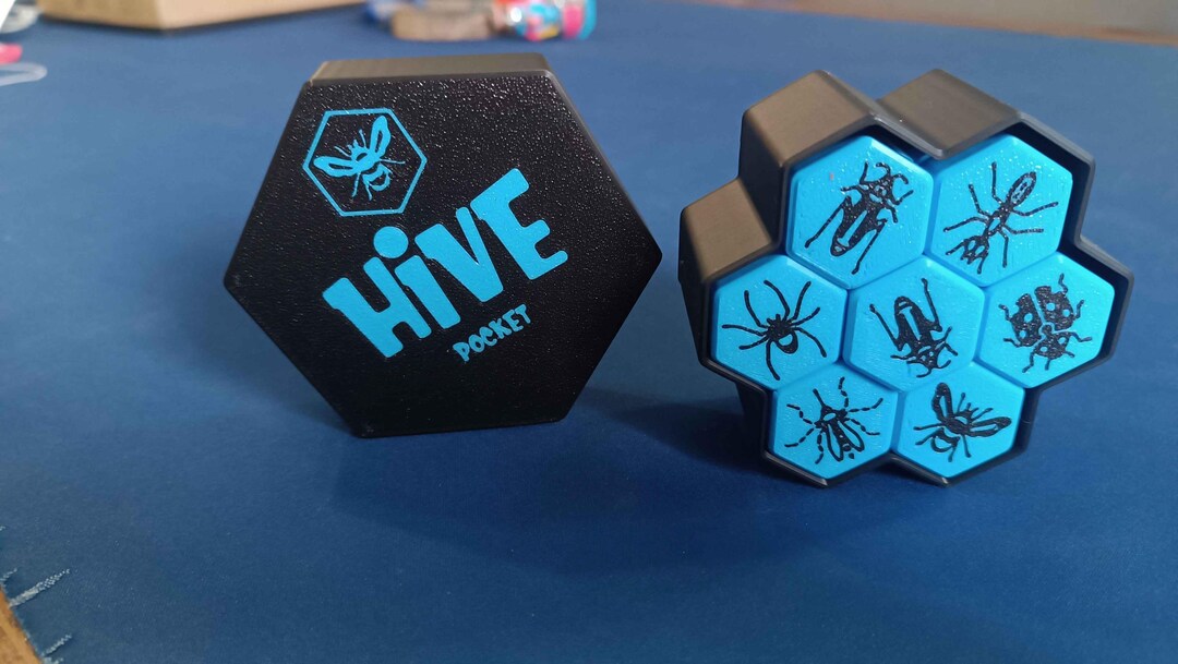 Hive Pocket Edition Tiles and Box Included 3d Printed - Etsy UK