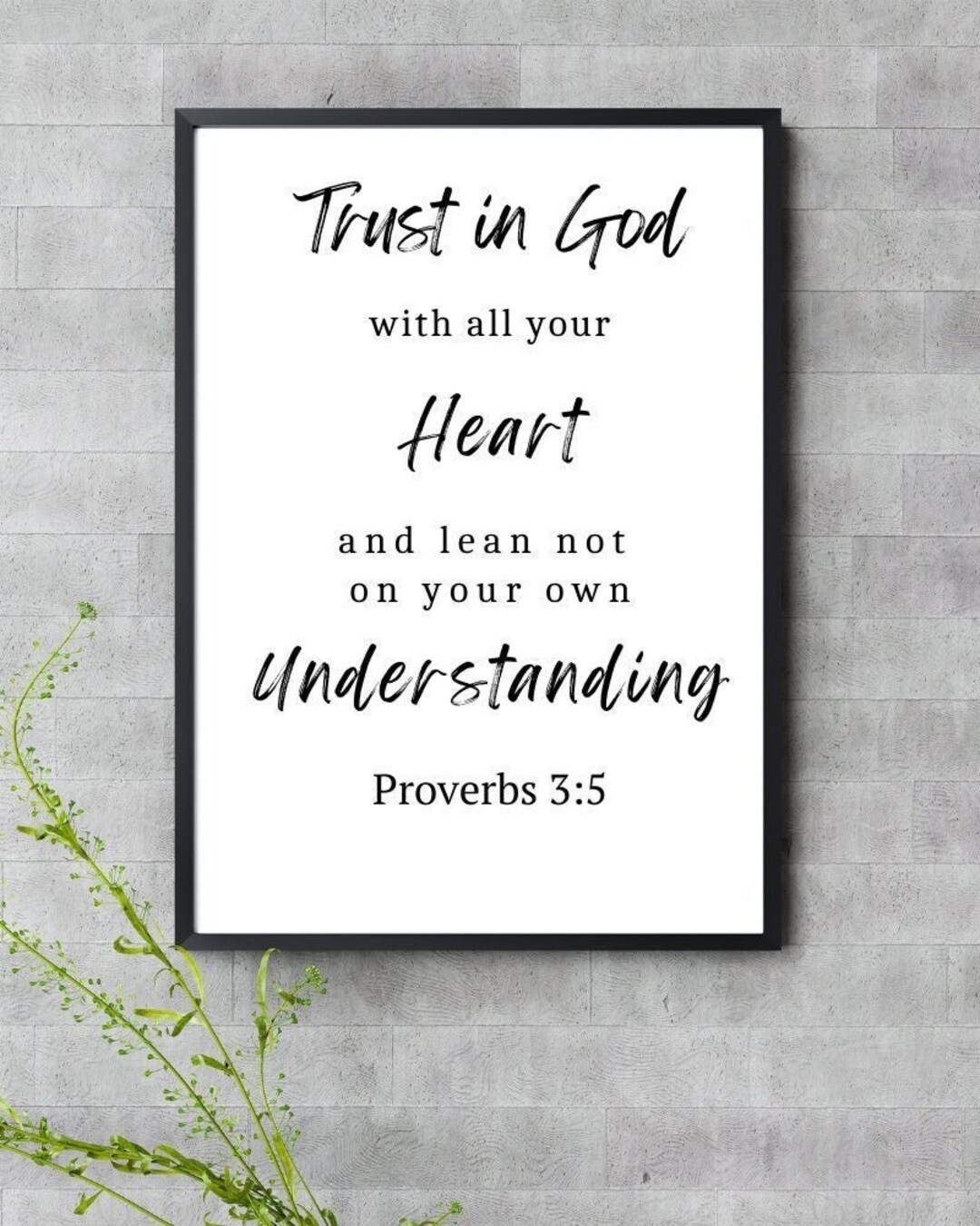 Custom Bible Verse Digital Art - Etsy
