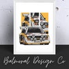 Audi Sport Quattro Rally Print Poster ~ Car Gifts ~ Car Wall Art ~ Car ...