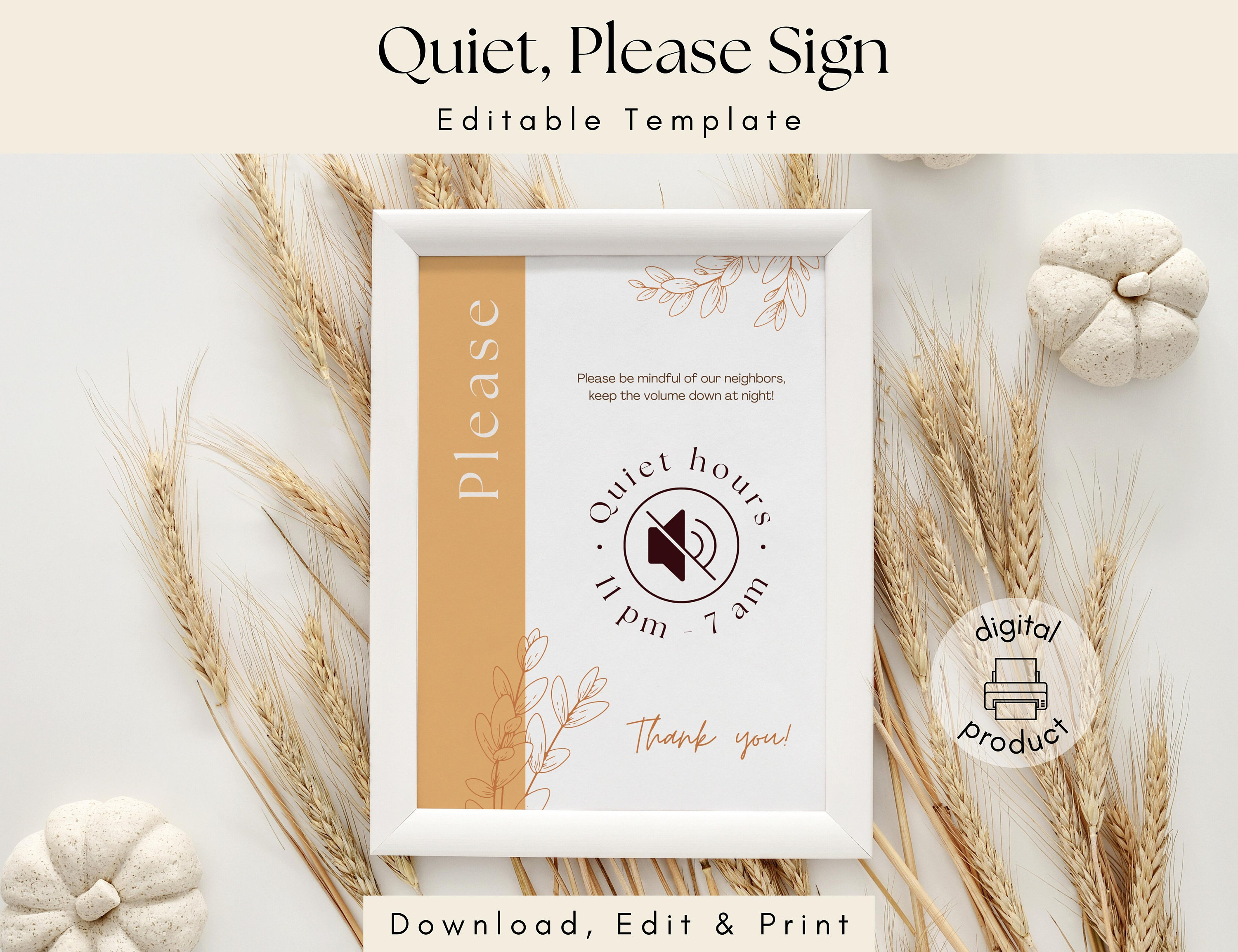 Quiet Please Sign Free Download