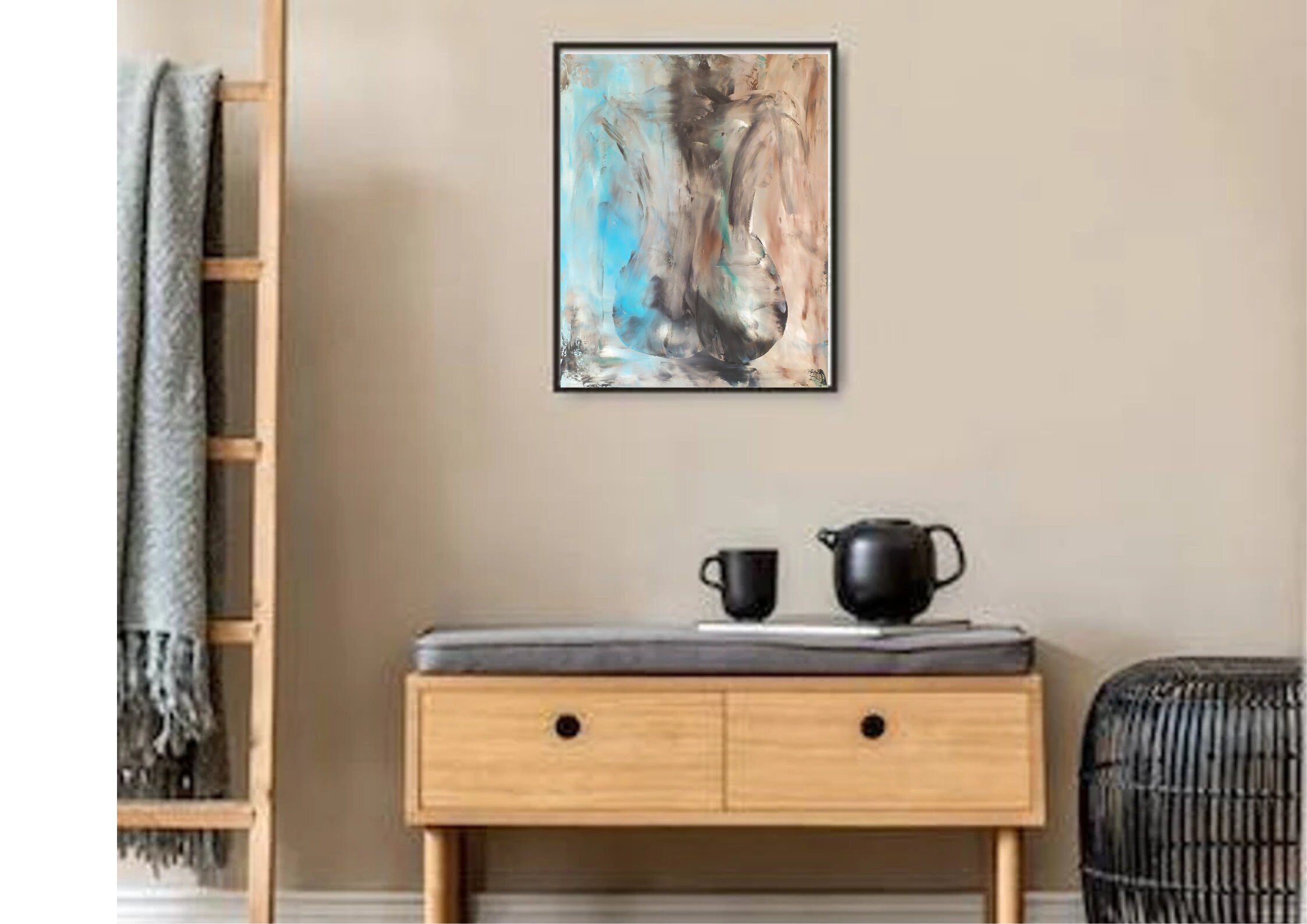 Large Abstract Nude Woman Body Painting Original Canvas Art - Etsy UK Large Abstract Nude Woman Body Painting Original Canvas Art - Etsy UK