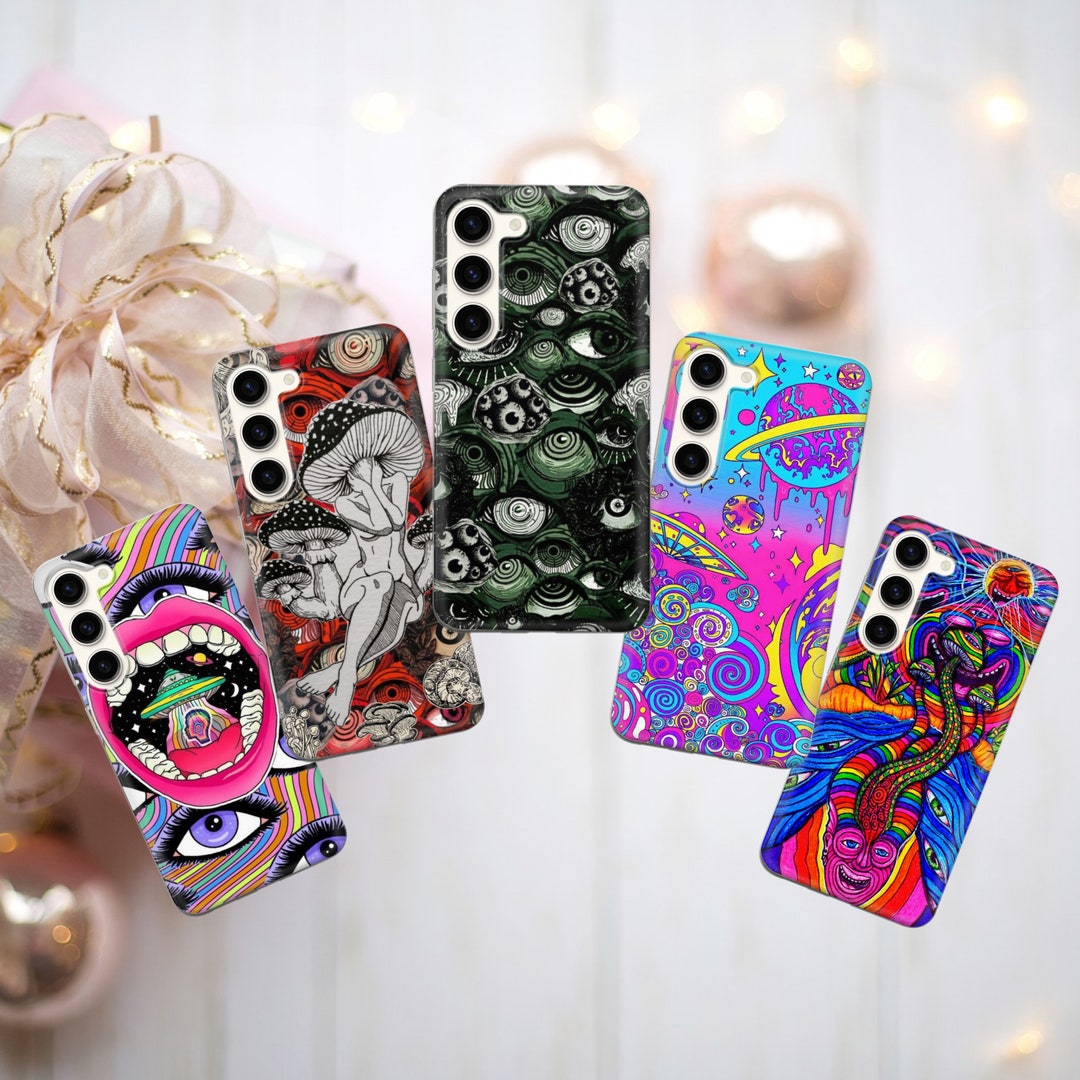 Trippy Phone Case: Retro Hippie Cover, for Iphone, Samsung and Google ...
