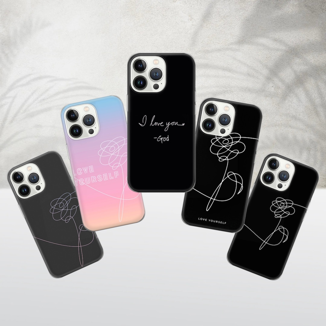 JDM Roses Phone Case Line Art Minimalist Black Cover for iPhone 16 Pro ...