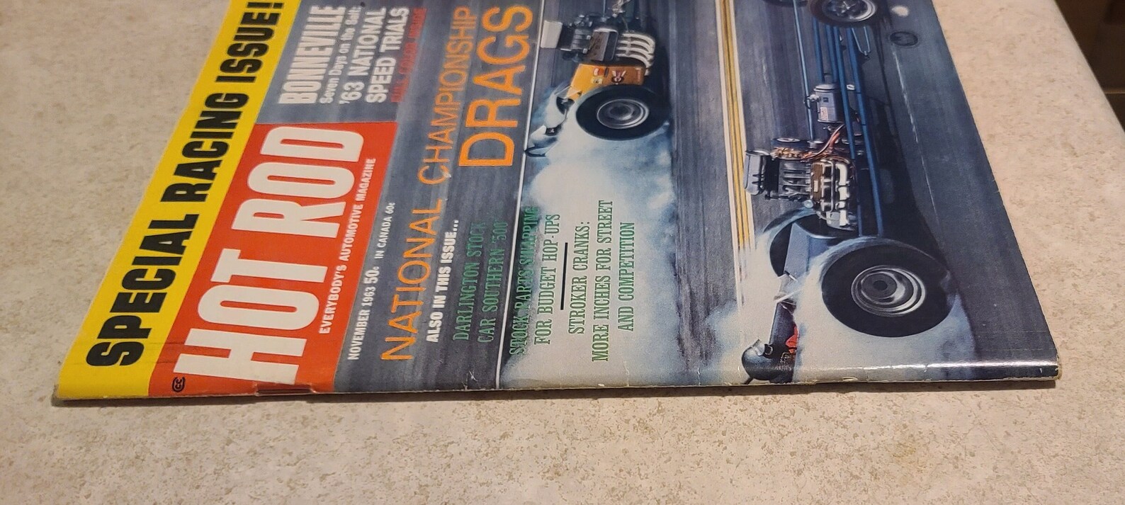 Vintage Hot Rod Magazine November 1963 National Championship Drags - Etsy