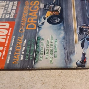 Vintage Hot Rod Magazine November 1963 National Championship Drags - Etsy
