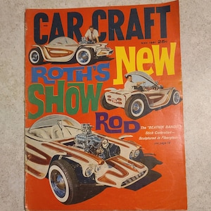Vintage Car Craft Magazine, May 1961, Roth's New Show Rod - Etsy