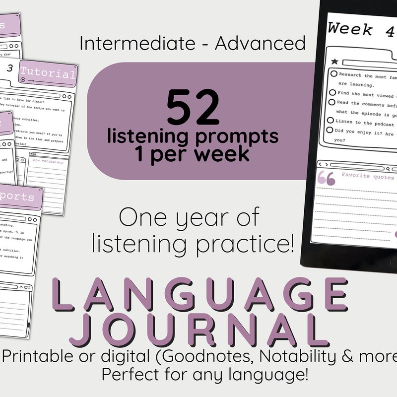 Language Learning - Etsy