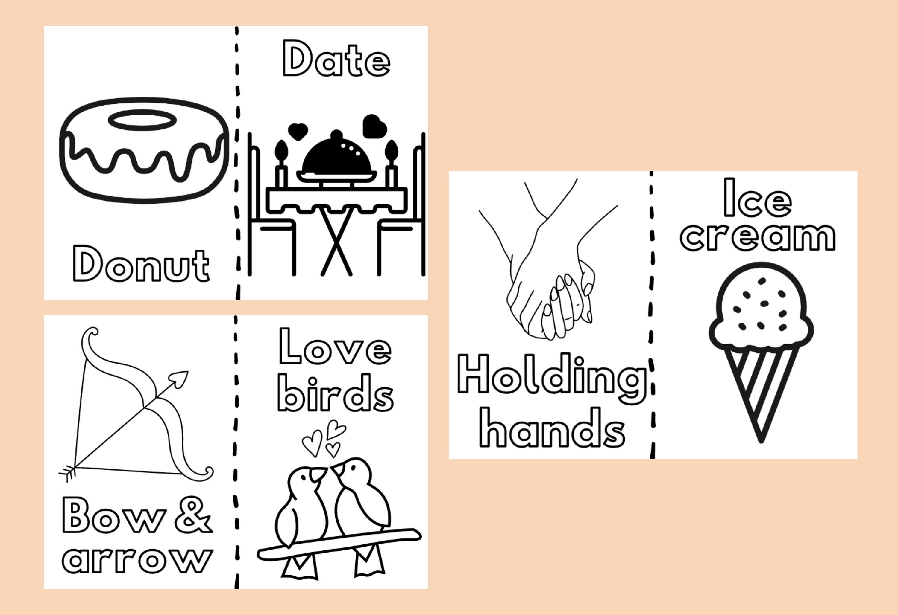 Valentine's Day PRINTABLE PLAYDOUGH MATS Kindergarten Activity Pdf ...