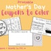 Mother's Day Cards & Fill in the Blanks Activity. Printable. Mother's ...