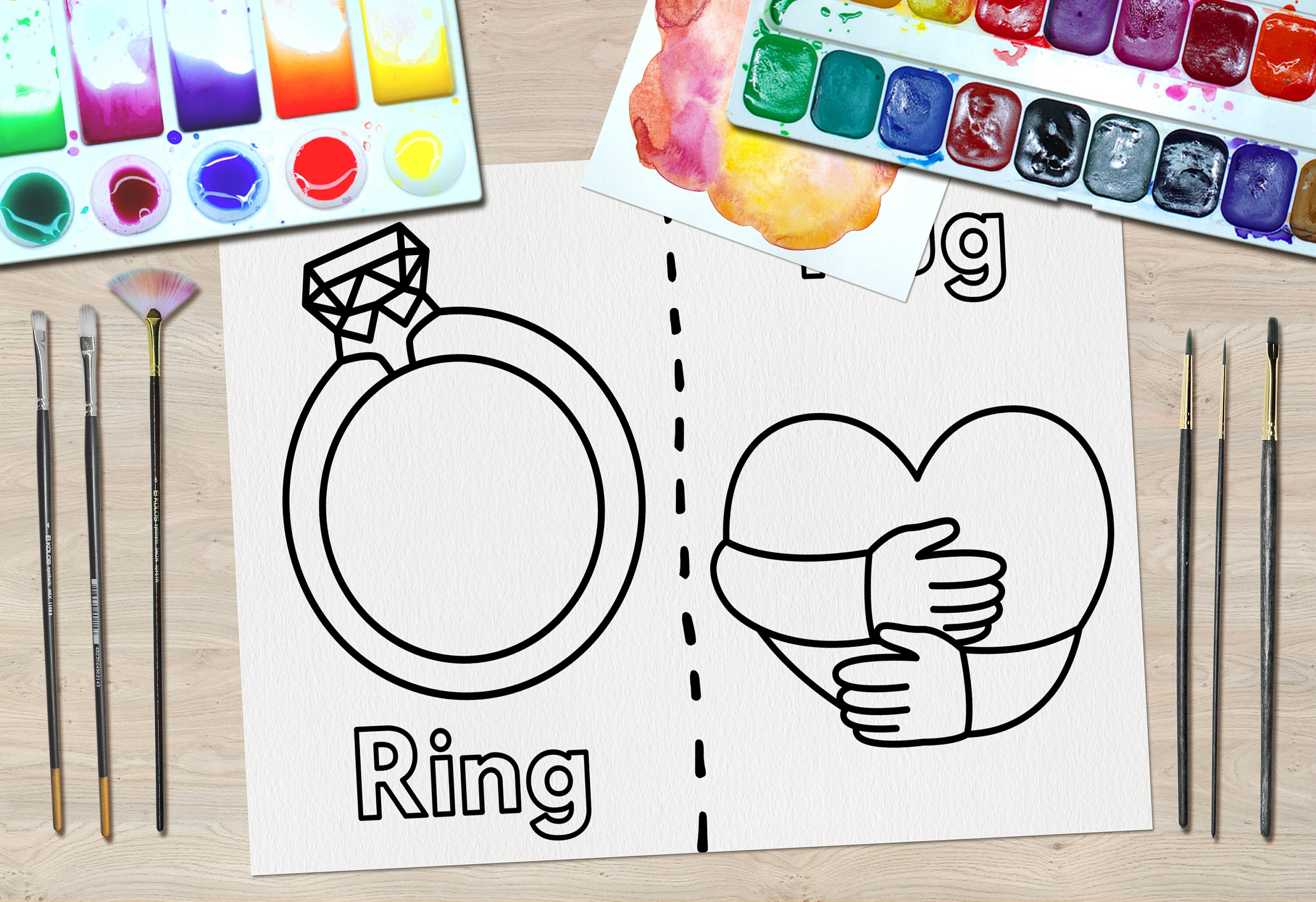 Valentine's Day PRINTABLE PLAYDOUGH MATS Kindergarten Activity Pdf ...