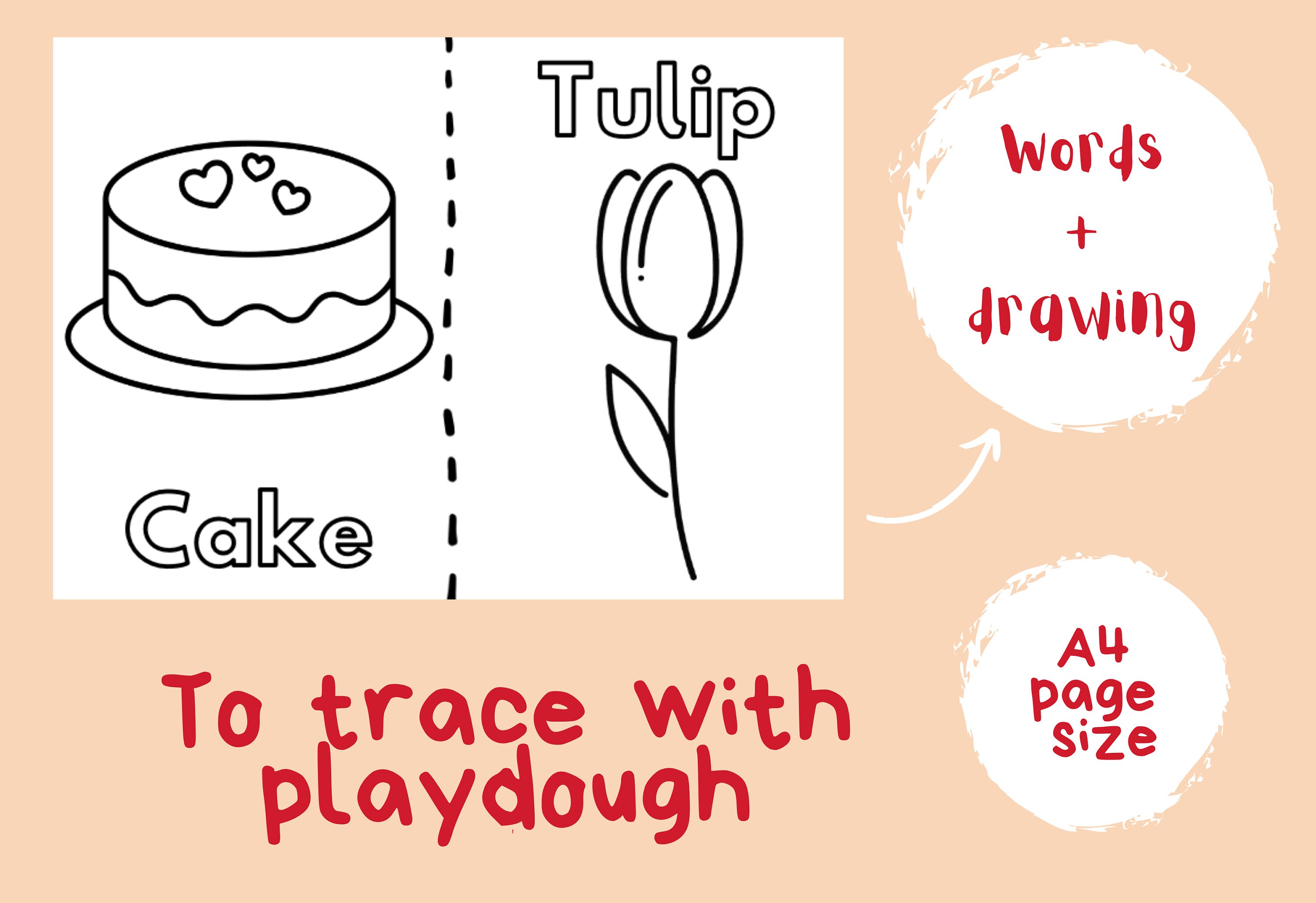 Valentine's Day PRINTABLE PLAYDOUGH MATS Kindergarten Activity Pdf ...