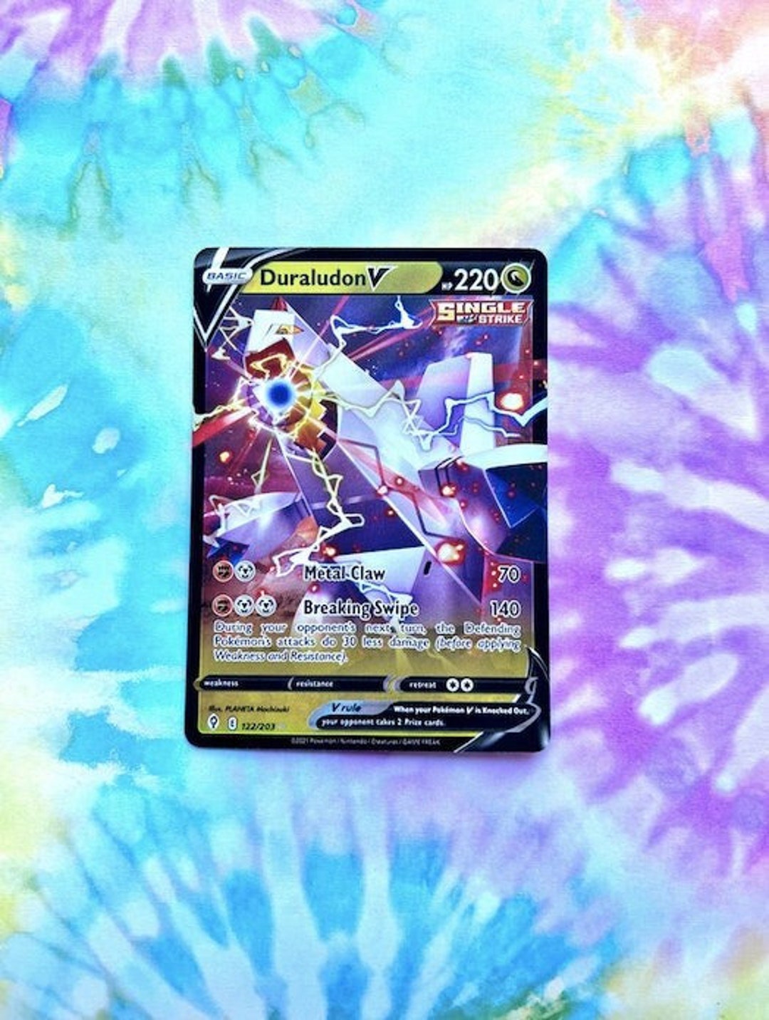 Duraludon V Ultra Rare Pokemon Card Evolving Skies Real Authentic - Etsy