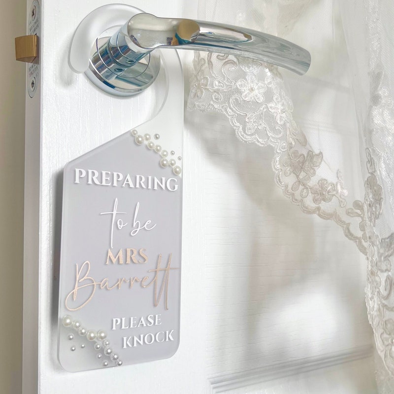 Wedding Door Hanger - Etsy