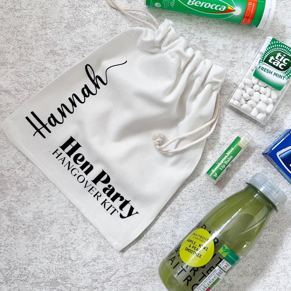 Hangover Kit Bag - Etsy