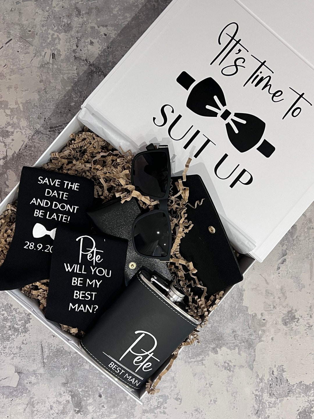 Best Man Proposal, Personalised Groomsman Proposal Box, Best Man, Usher, Groomsmen Proposal - Etsy