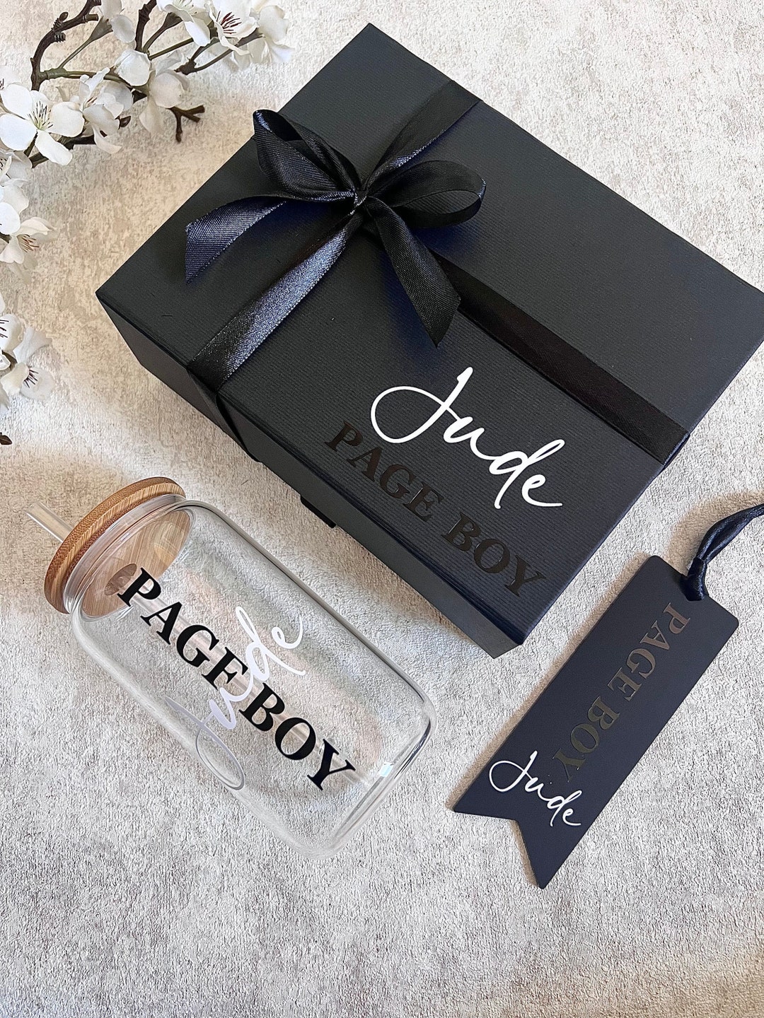 Page Boy, Groomsen Gift, Page Boy Gift Box, Bridal Party Gifts, Ring Bearer, Groomsmen, Best Man ...