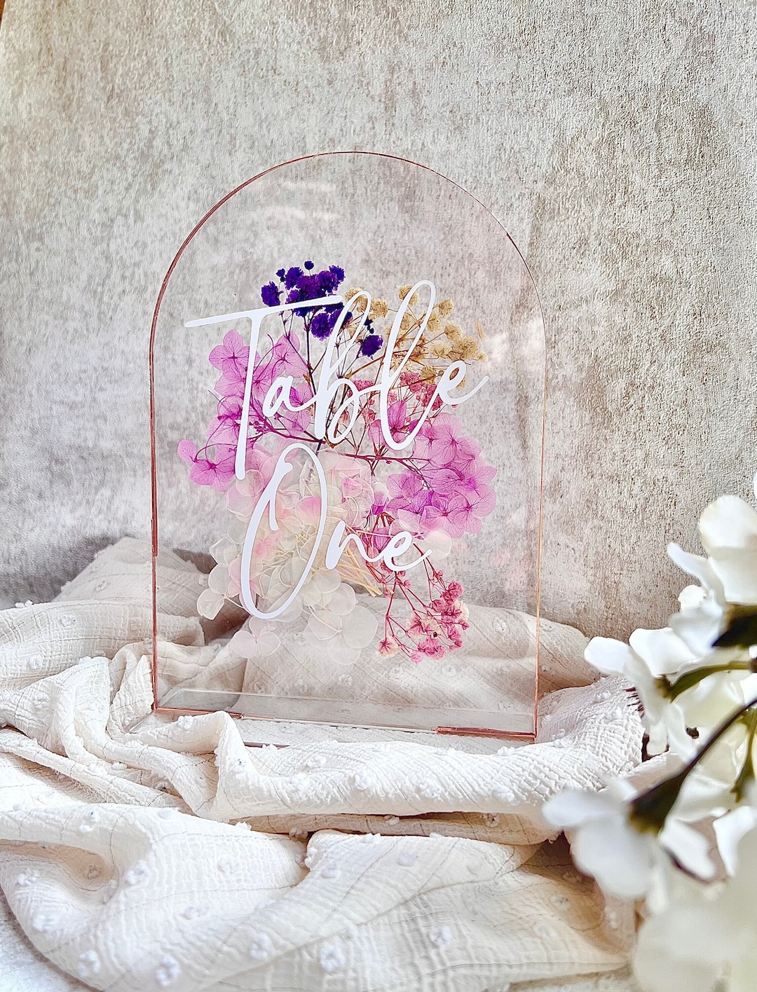Wedding Table Numbers, Pressed Flowers, Dried Flowers, Wedding Table ...