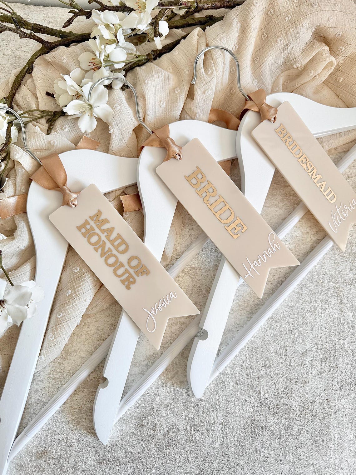 Wedding Hanger Tags, Bridesmaid Hanger Tags, Bridesmaid Hangers ...