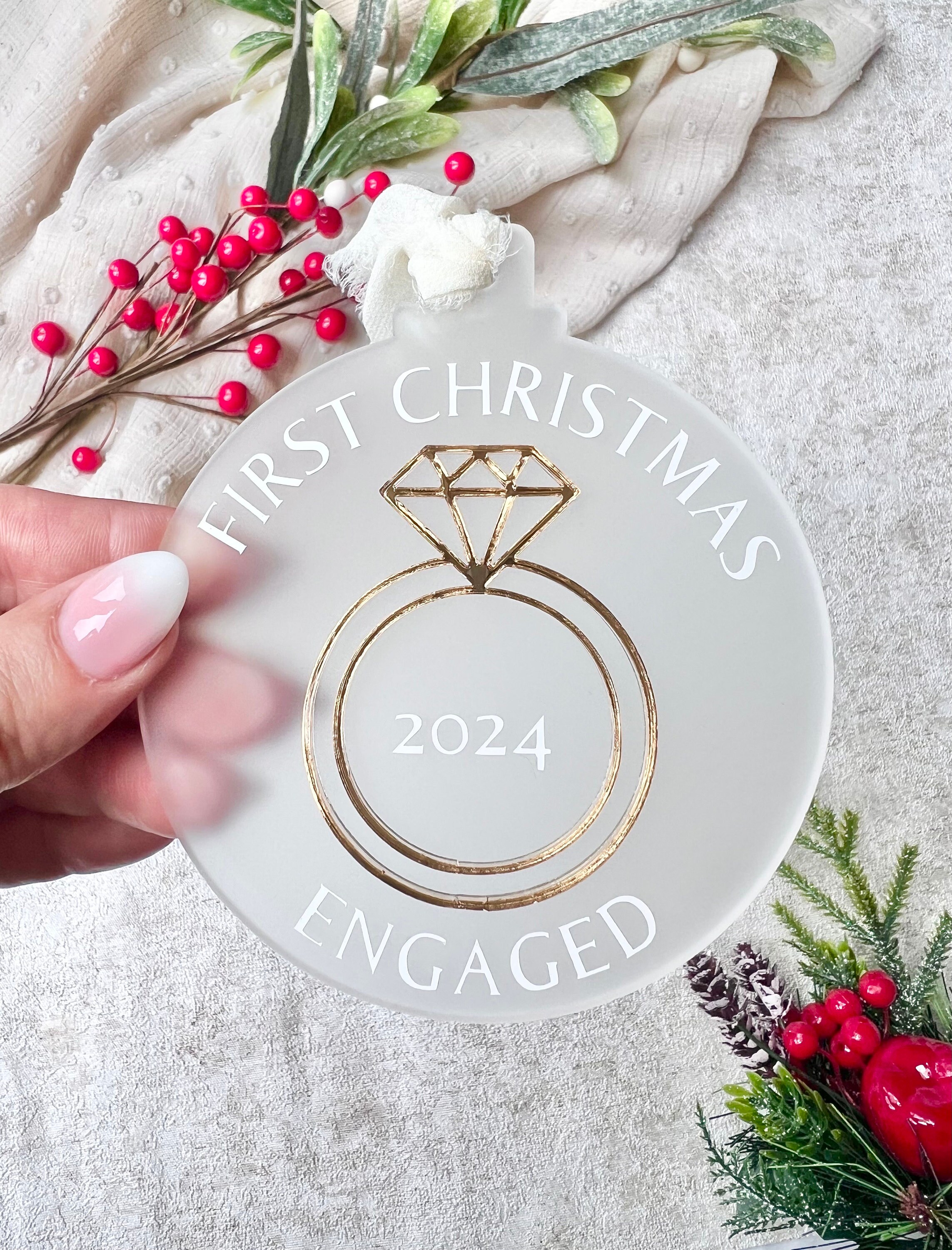 Hallmark Ornament otocinculous Engagement