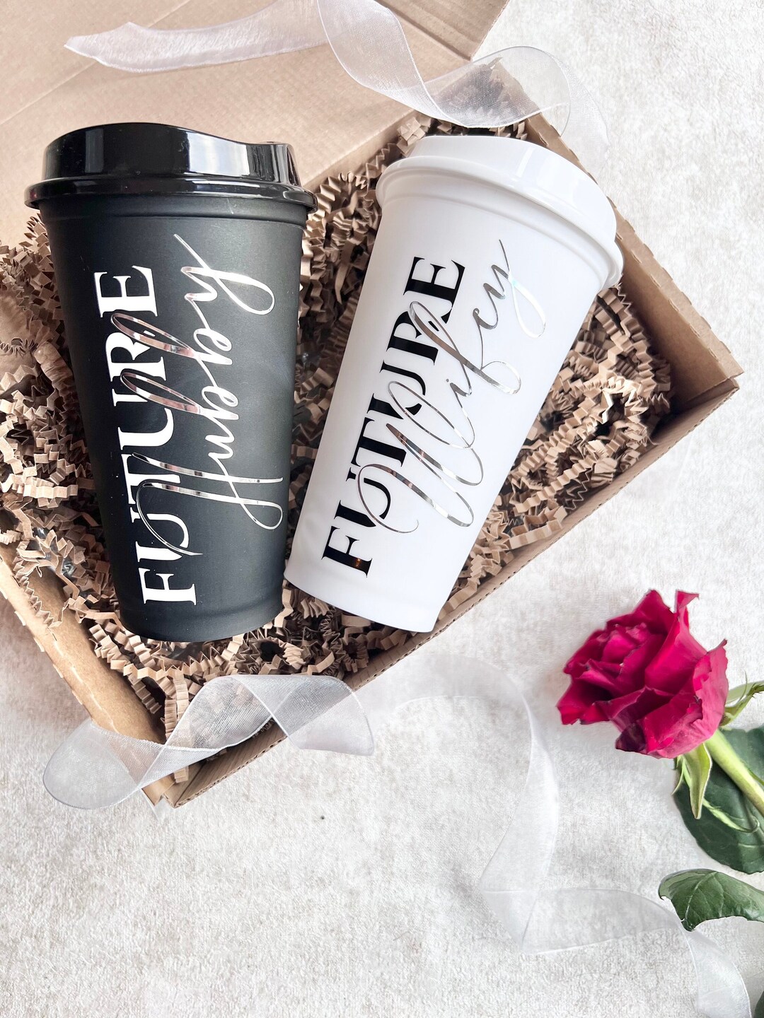 Engagement Gift, Personalised Coffee Cup, Travel Mug, Cosy Cup, Coffee ...