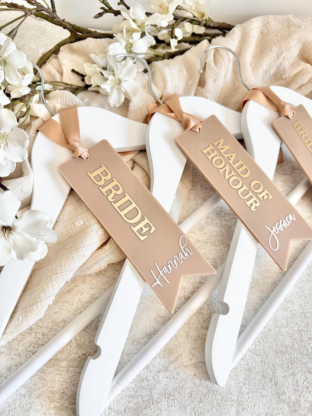 Wedding Hanger Tags, Bridesmaid Hanger Tags, Bridesmaid Hangers ...