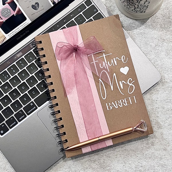 Personalised Notebook and Pen - Etsy UK