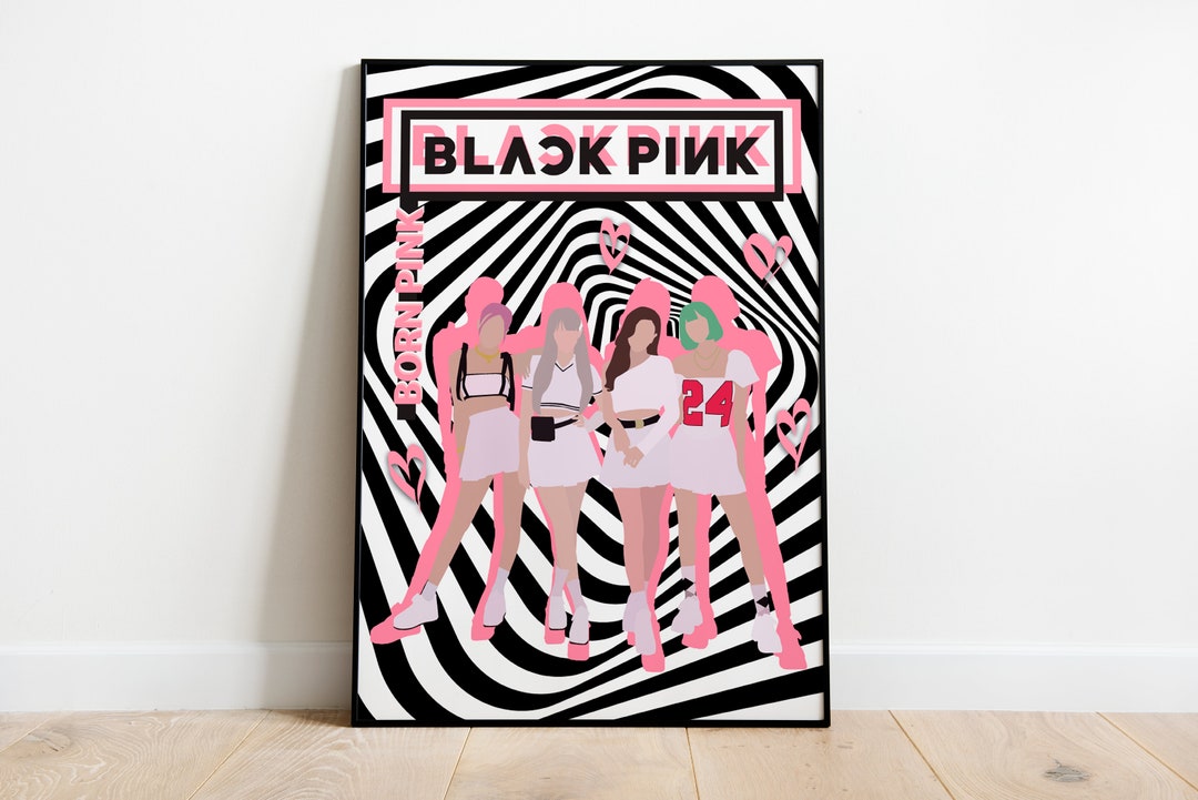 Printable Minimal Poster Digital Print A2 A3 A4 KPOP Blackpink Blink ...