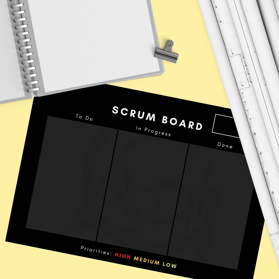 Scrum Board Template digital - Etsy