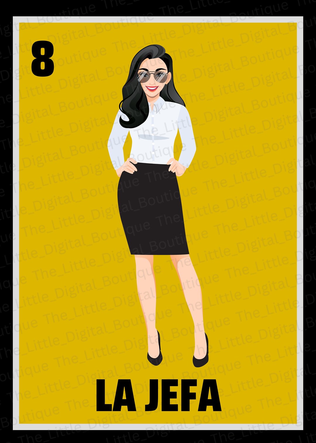 Loteria Design: La Jefa - Etsy