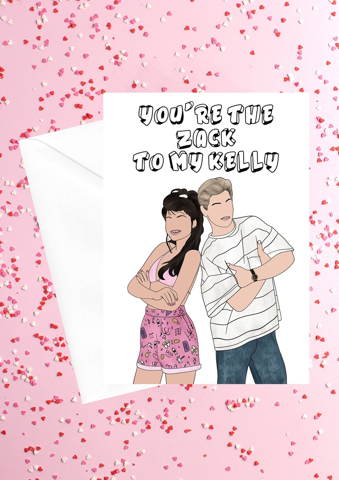 Zack and Kelly Valentine's Day Card - Etsy