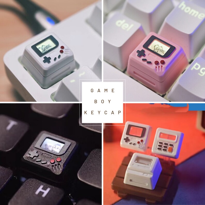 Artisan Keycap Nintendo Custom Keycaps Gameboy Gamer Keycaps Keyboard ...